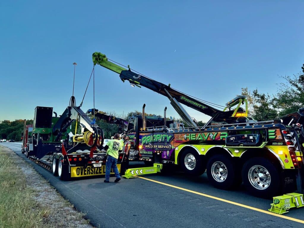 24/7 Heavy Duty Recovery Specialist of Nashville. 70-Ton Rotators.